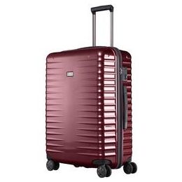 TITAN® TITAN Reisekoffer Litron Trolley 69 cm 4 Rollen 80 l - Rot