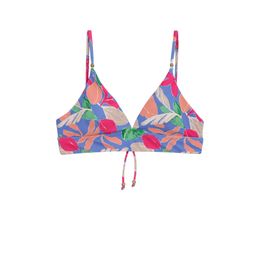 WE Fashion Bikinitop Damen Gr&ouml;&szlig;e 75 beige / blau / hellgr&uuml;n / pfirsich / magenta