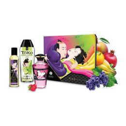Shunga Massageöl Fruity Kisses Massage-Öl Geschenk-Set