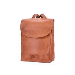 The Skandinavian Brand Rucksack The Skandinavian Brand Damen Leder Rucksack cognac (Stück