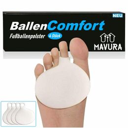 MAVURA Fußpolster BallenComfort Vorfußpolster Fußpads Silikon Fußpolster