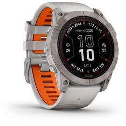 Garmin FENIX 7X PRO SAPHIR SOLAR Sportuhr in gray-orange