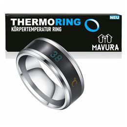 MAVURA Fingerring THERMORING Körpertemperatur Smart Ring Thermometer Intelligenter
