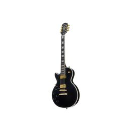 Epiphone E-Gitarre, Les Paul Custom Ebony Lefthand