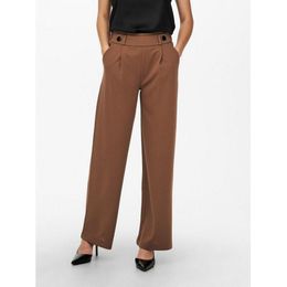 Jacqueline de Yong Stoffhose Marlene Hose Schlupf Stoffhose GEGGO New Long Culotte Flare Pants (1-tlg) 3504 in Hellbraun