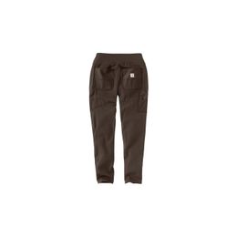 Carhartt Arbeitshose Utility Legging Dark Coffee Carhartt-Label auf Tasche genäht