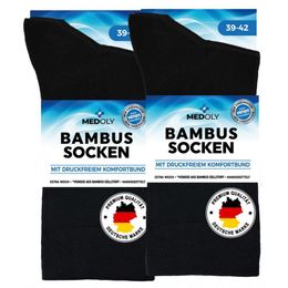 MEDOLY Basicsocken Bambussocken gegen Schweißfüße