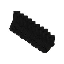 bonprix Kurzsocken mit Bio-Baumwolle (10er Pack)