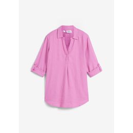 bonprix Leinen-Bluse, 3/4-Arm