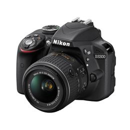 Spiegelreflexkamera D3300 - Schwarz + Nikon AF-S DX Nikkor 55-200mm f/4-5.6G ED VR II f/4-5.6