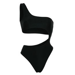 Chiwitt Monokini in Schwarz - L