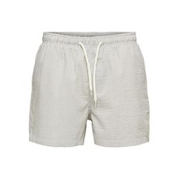 Selected Homme Badeshorts "Cooper" in Creme - XXL