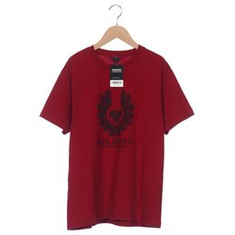 Belstaff Herren T-Shirt, bordeaux, Gr. 56