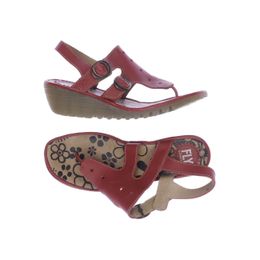 Fly London Damen Sandale, rot