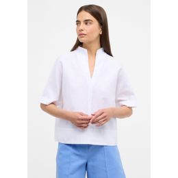 Eterna Shirtbluse, Leinenanteil, für Damen, weiß, 42