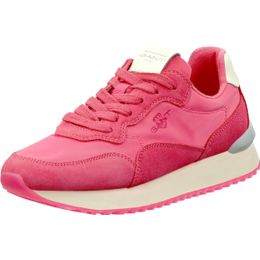 Gant Sneaker "Bevinda", Veloursleder, Stickerei, für Damen, pink, 38