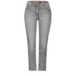 Cecil Jeanshose, 7/8-Länge, Label, für Damen, grau, 33/26