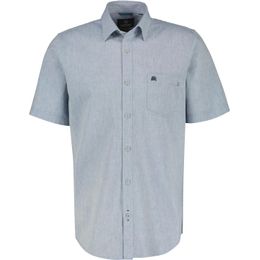Lerros Freizeithemd, Kurzarm, Kent-Kragen, für Herren, grau, XL