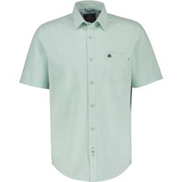 Lerros Freizeithemd, Kurzarm, Kent-Kragen, für Herren, grün, XL
