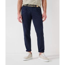 Bundfaltenhose Eurex By Brax "Style LUIS" Gr. 48, Normalgrößen, blau (navy) Herren Hosen Business