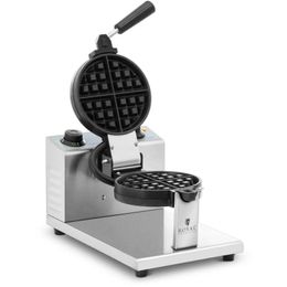 ROYAL CATERING - Waffeleisen rund Waffelmaschine Waffelautomat Profi-Waffeleisen 1200 w