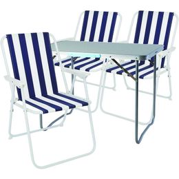 Mojawo 4-teiliges Campingmöbel Set 80x60x68cm-MMC330871+3xM60029