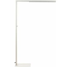 Beliani LED-Stehlampe Silber Metall 194 cm mit Regler Dimmbar Modern Büro Ausstattung Leseleuchte Arbeitsleuchte Architektenlampe - Silber