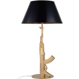 PRIVATEFLOOR Tischlampe - Waffen-Design-Lampe - Groß - Beretta Gold - pvc, Harz, Kunststoff - Gold