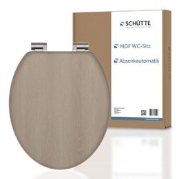 Schütte SCHÜTTE MDF WC-Sitz MODERN WOOD, mit Absenkautomatik