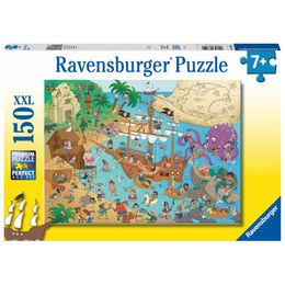 RAVENSBURGER VERLAG Ravensburger Kinderpuzzle - 13349 Die Piratenbucht - 150 Teile Puzzle für Kinder ab 7 Jahren