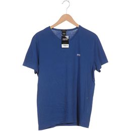 BOSS Green Herren T-Shirt, blau, Gr. 54