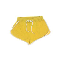 MONKI Damen Shorts, gelb, Gr. 34