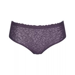 Sloggi - Hochgeschnittener Miederslip - Eggplant S - Sloggi Zero Feel Lace - Unterwäsche für Frauen