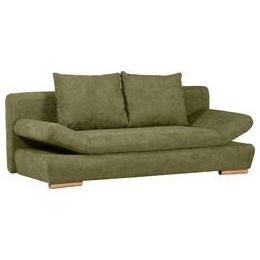 Schlafsofa GUTMANN FACTORY Sofas Gr. B/H/T: 200cm x 75cm x 92cm, Flachgewebe, grün