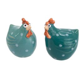 buttinette Keramik-Figuren "Hühner", 6,8 cm, 2 Stück