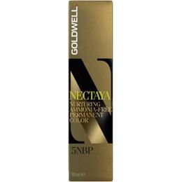 Goldwell Color Nectaya Enriched NaturalsNurturing Ammonia-Free Permanent Color 5NBK Hellbraun Reflecting Golden Topaz