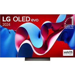 LG 55C47LA OLED evo TV (Flat, 55 Zoll / 139 cm, 4K, SMART TV, webOS 24 mit ThinQ)