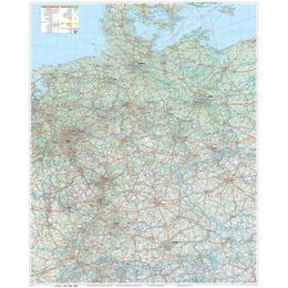 MARCO POLO Große Deutschlandkarte mit Ländergrenzen, Karte (im Sinne von Landkarte)