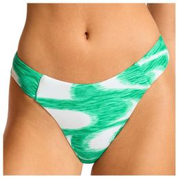 Seafolly - Women's Wavelength High Leg Ruched Side Pant - Bikini-Bottom Gr 34 bunt