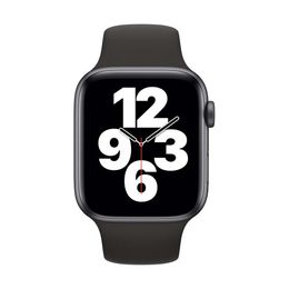 Apple Watch (Series SE) 2020 GPS 40 mm - Aluminium Space Grau - Sportarmband Schwarz