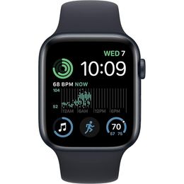 Apple Watch (Series SE) 2022 GPS 44 mm - Aluminium Mitternacht - Sportarmband Midnight