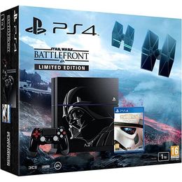 Sony PlayStation 4 1000GB - Schwarz - Limited Edition Star Wars: Battlefront I + Star Wars: Battlefront I