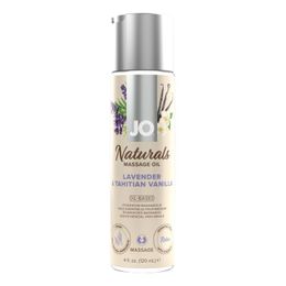 System Jo - Naturals Massageöl Lavendel und tahitianische Vanille - 120 ml
