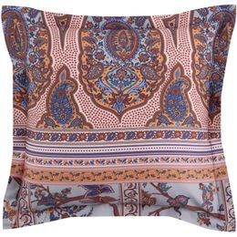 Bassetti Satin-Kissenbezug "Paisley Genova", rosa