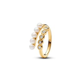Pandora Fingerring Pandora Ring Pearls&Stones 163146C01-60 vergoldet