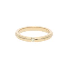 JuwelmaLux Fingerring JuwelmaLux Ring 585/000 (14 Karat) Gelbgold mit Brillant JL30-07-0692 (kein Set