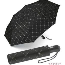 Esprit Langregenschirm schöner Schirm für Damen mit Auf-Zu Automatik