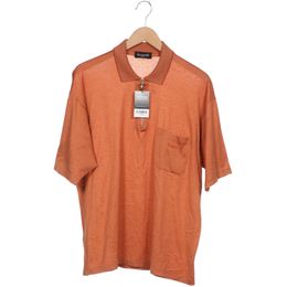 Bugatti Herren Poloshirt, orange, Gr. 52