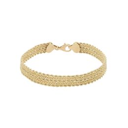 Armband Vivance "classic" Armbänder Gr. Gelbgold 375, gelb (gelbgold 375) Damen