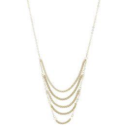 Collier Vivance "edel" Halsketten Gr. Gelbgold 375, gelb (gelbgold 375) Damen Colliers